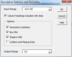 descriptive-statistics-dialog-box | Real Statistics Using Excel