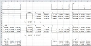 QR Factorization | Real Statistics Using Excel