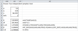 t test minimum sample size | Real Statistics Using Excel