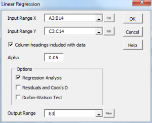 multiple-regression-dialog-box | Real Statistics Using Excel