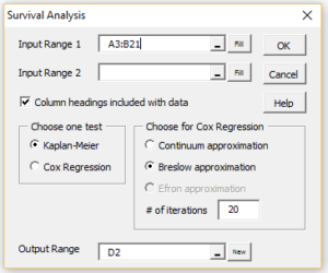 survival-analysis-dialogue-box | Real Statistics Using Excel