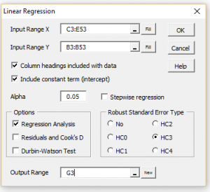 Robust Standard Errors | Real Statistics Using Excel