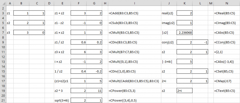 Complex Numbers | Real Statistics Using Excel