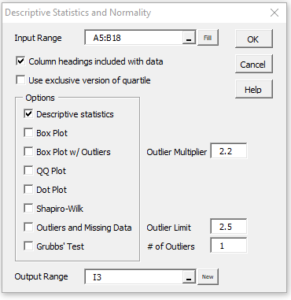 Descriptive Statistics Tools | Real Statistics Using Excel