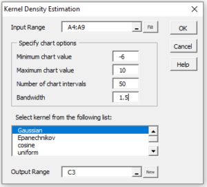 Real Statistics Support KDE | Real Statistics Using Excel