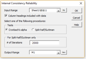 Cronbach's Alpha Tools | Real Statistics Using Excel
