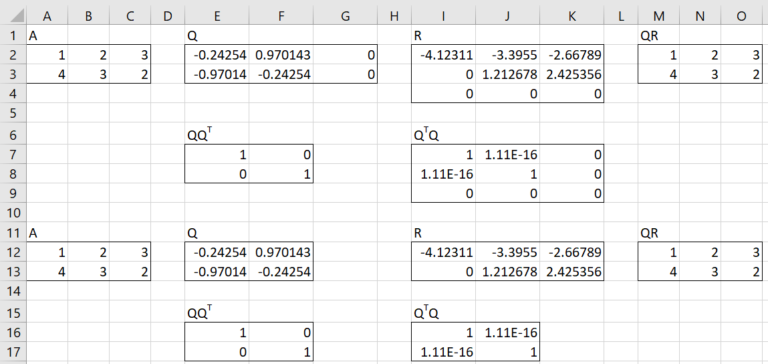 qr-factorization-horizontal-matrix | Real Statistics Using Excel
