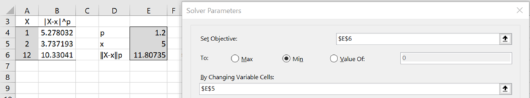 Lp Estimators | Real Statistics Using Excel