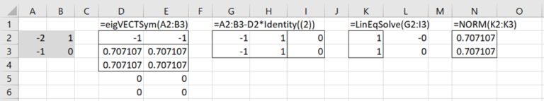 Repeated eigenvalues/vectors | Real Statistics Using Excel