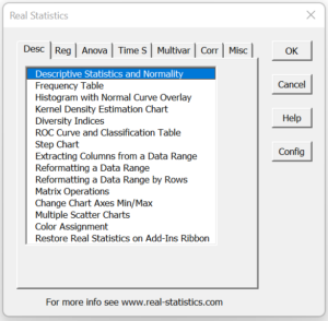 Frequency Table Tool | Real Statistics Using Excel