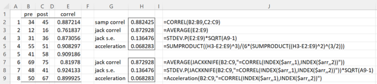 The Jackknife | Real Statistics Using Excel