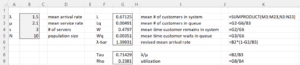 M/M/s/N Queueing Model | Real Statistics Using Excel
