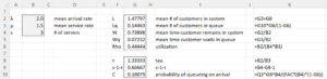 M/M/s Queueing Model | Real Statistics Using Excel