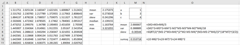M of Moments: Triangular Dist| Real Statistics Using Excel