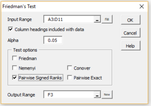 Multiple Signed-Ranks Tests | Real Statistics Using Excel