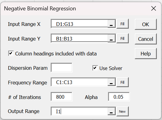 negbinom-regression-dialog-box | Real Statistics Using Excel